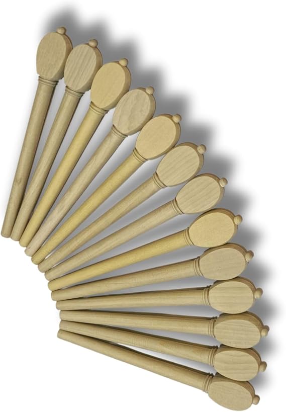 LUTE PEGS 1 SET 13 Pieces SHAFT 7.5 * 5.5 * 85 MM – Musical Works